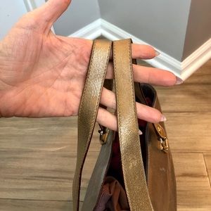 kate spade | Bags | Kate Spade Metallic Twotoned Boutique Bag | Poshmark